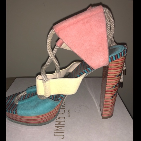 Jimmy Choo | Shoes | Jimmy Choo Halley Colorblock Sandal | Poshmark